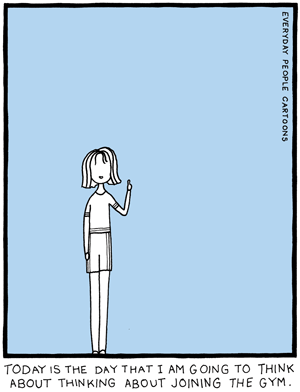 Exercise Avoidance Comic by Everyday People Cartoons