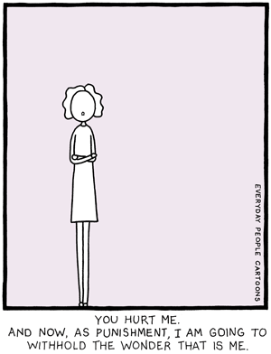 Emotional Withholding Comic by Everyday People Cartoons