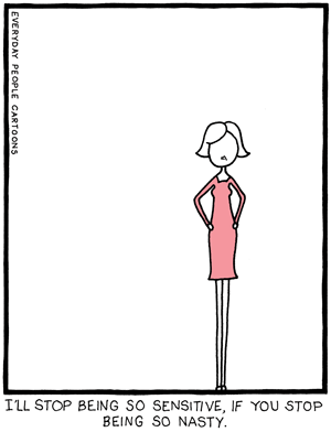 Feeling Sensitive Comic by Everyday People Cartoons