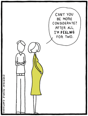 Emotional Pregnancy Comic by Everyday People Cartoons
