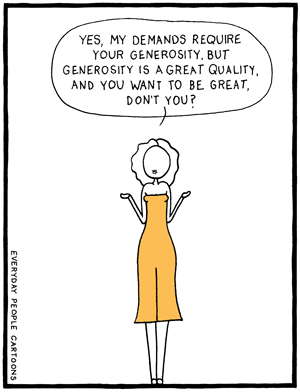 Being Demanding Comic by Everyday People Cartoons