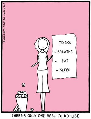 To Do List Comic by Everyday People Cartoons