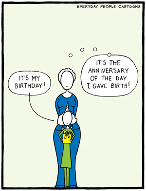 Child's Birthday Comic by Everyday People Cartoons