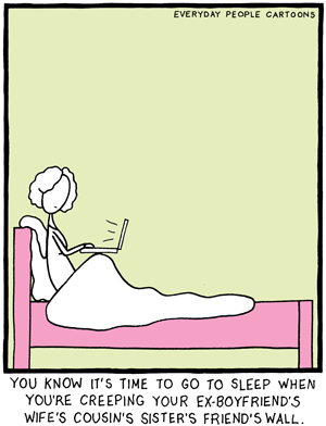 Social Media Creeping Comic by Everyday People Cartoons
