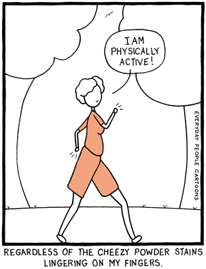 Physical Activity Comic by Everyday People Cartoons