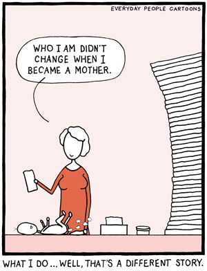 New Mom and Diapers Comic by Everyday People Cartoons