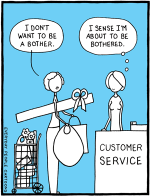 Customer Service Comic by Everyday People Cartoons