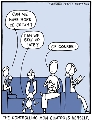 Controlling Mom Comic by Everyday People Cartoons
