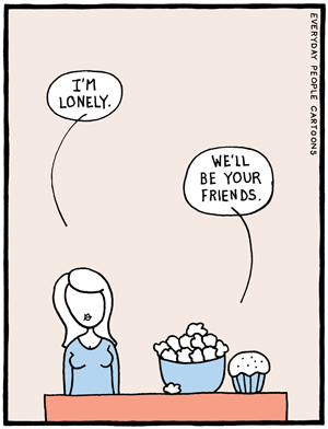 Emotional Eating Comic by Everyday People Cartoons