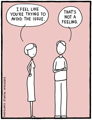 Issue Avoidance Comic by Everyday People Cartoons