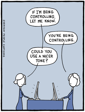 Controlling Tendencies Comic by Everyday People Cartoons