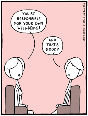 Well-being Comic by Everyday People Cartoons