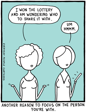 Lottery Winnings Comic by Everyday People Cartoons