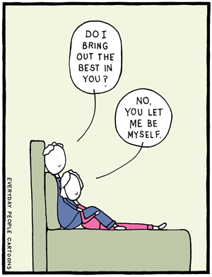 Be Myself Comic by Everyday People Cartoons