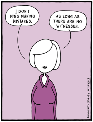 Making Mistakes Comic by Everyday People Cartoons