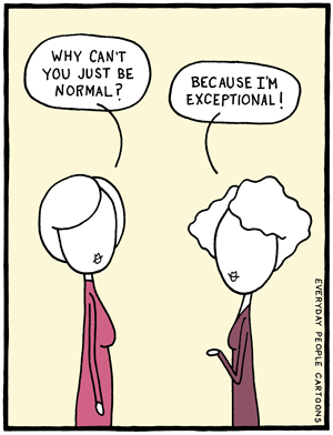 Self-Esteem Comic by Everyday People Cartoons